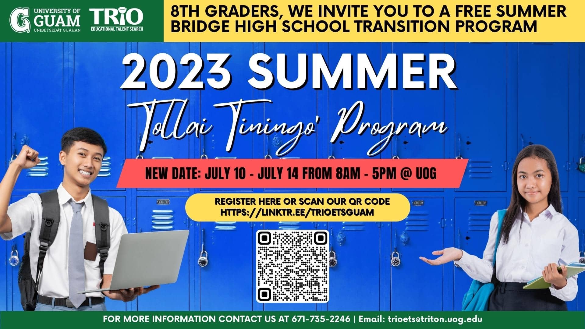 UOG Offering Free Summer Program For Incoming Ninth grade Students